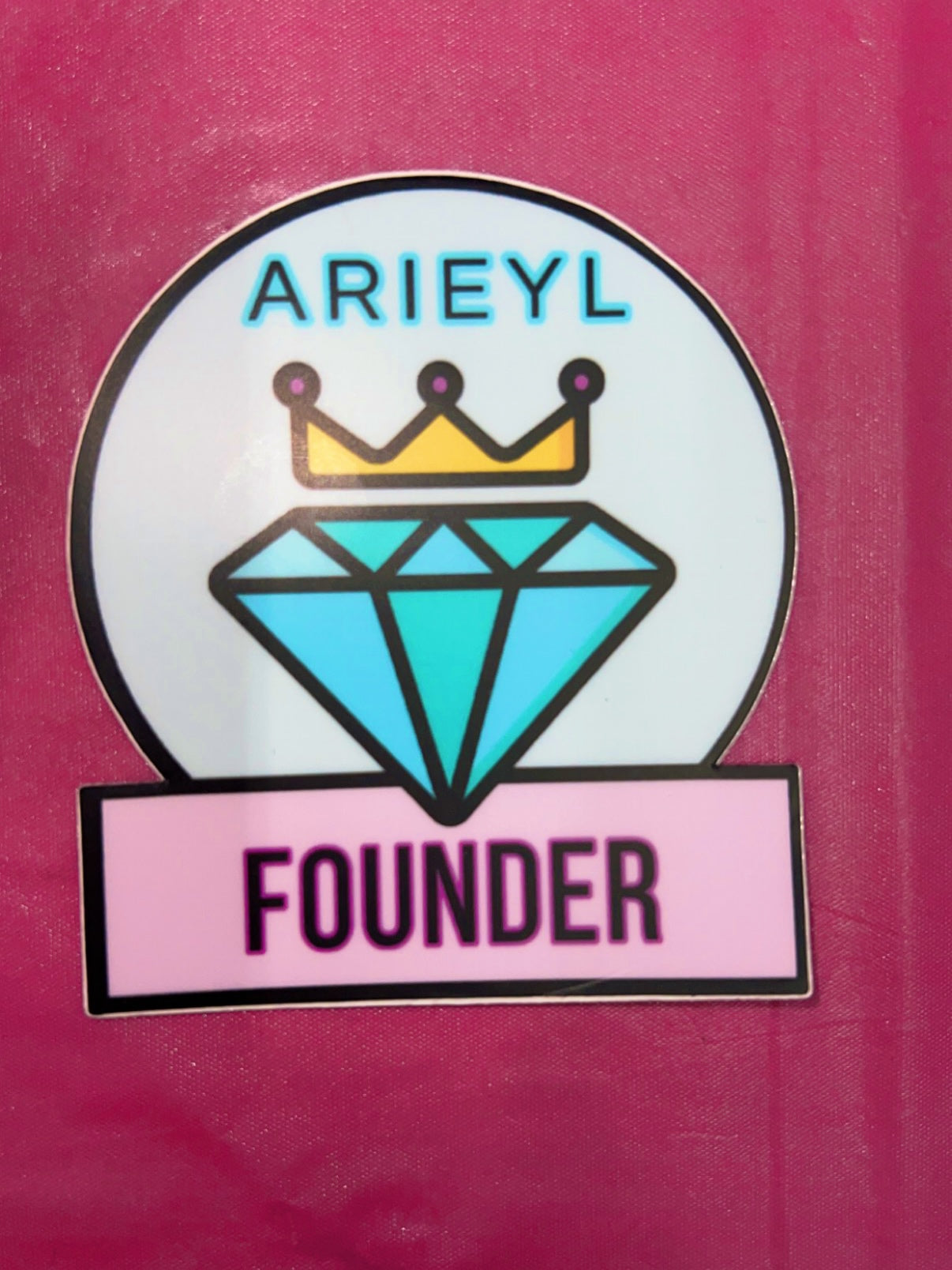 Founder Sticker – Arieyl Merch